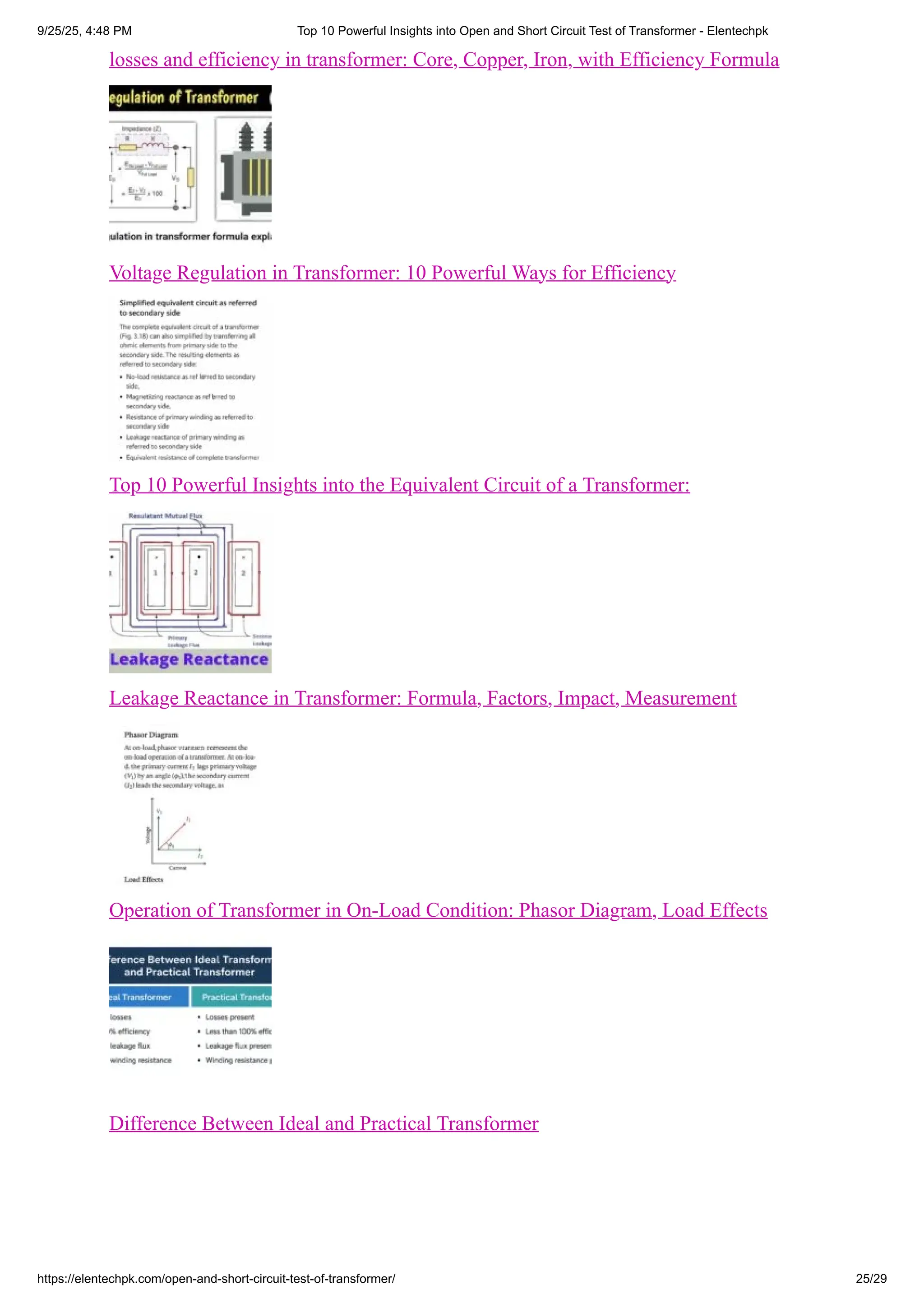 Top 10 Powerful Insights into Open and Short Circuit Test of ...