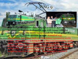 Top 10 powerful locomotives of indian railways | PPTX