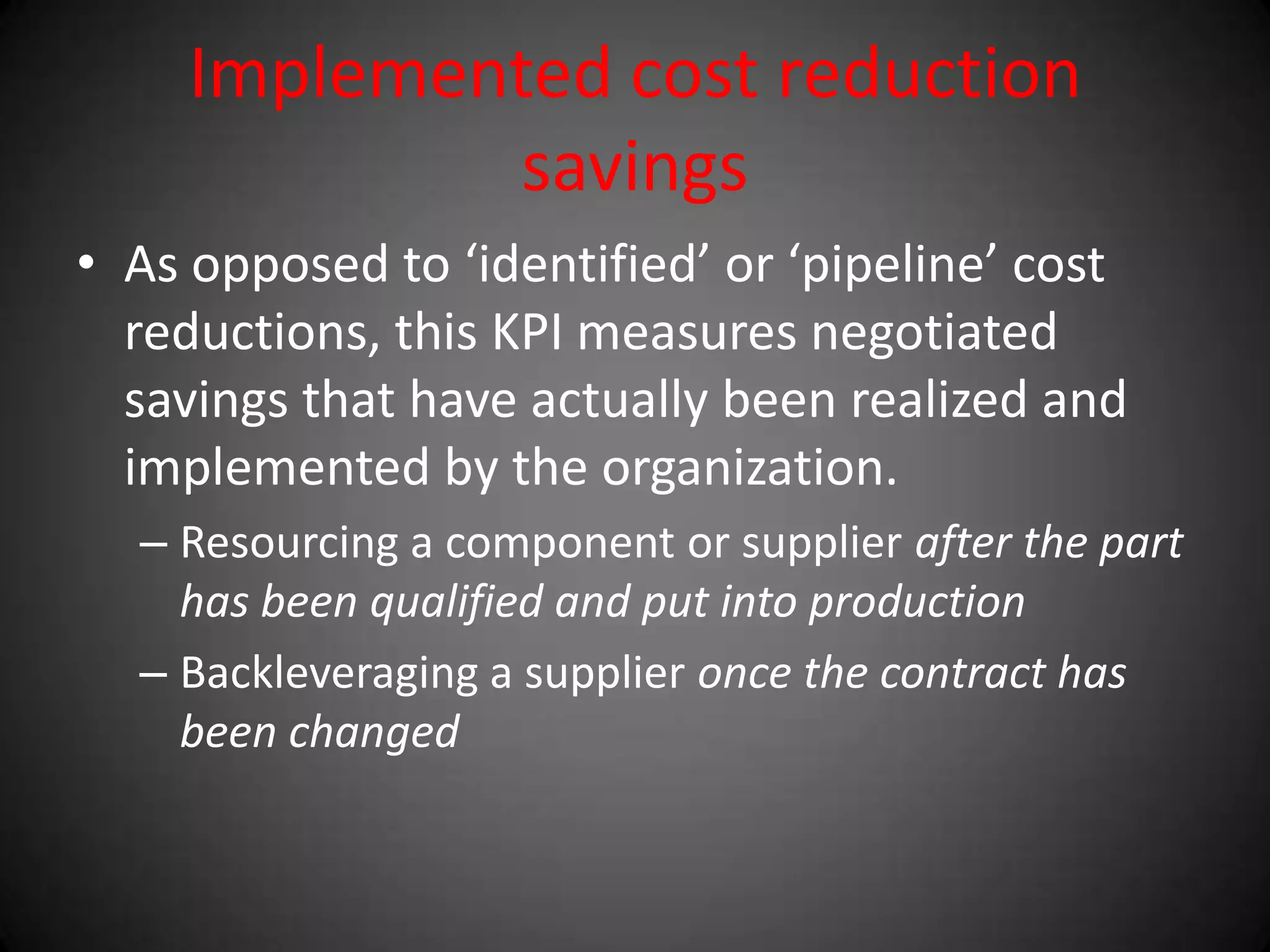 Top 10 Procurement KPI\'s | PPT