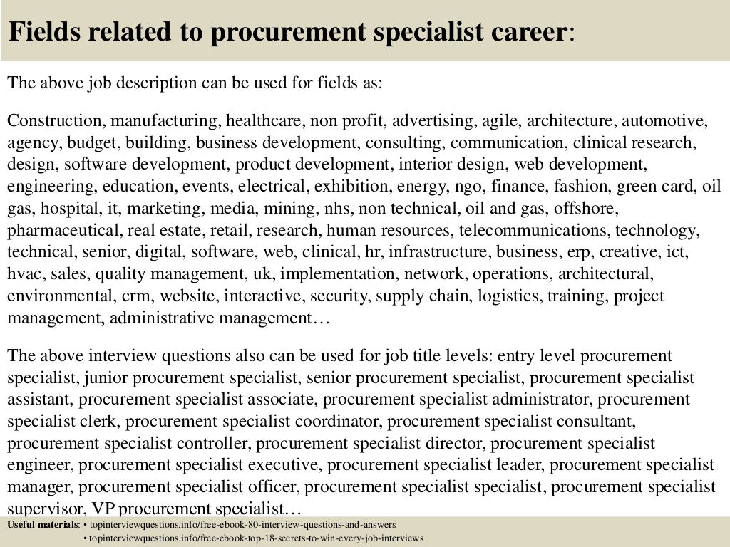 Top 10 Procurement Specialist Interview Questions And Answers top-10-procurement-specialist-interview-questions-and-answers