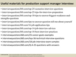 Top 10 production support manager interview questions and answers | PPTX