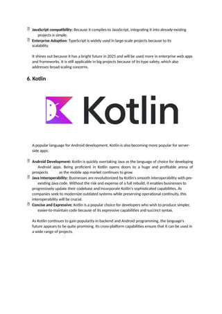 Top 10 Programming Languages to Learn in 2025.pptx