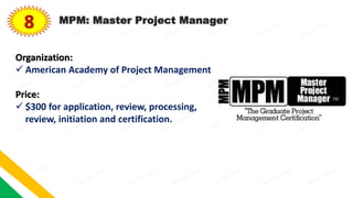 Top 10 project management certification | PPT