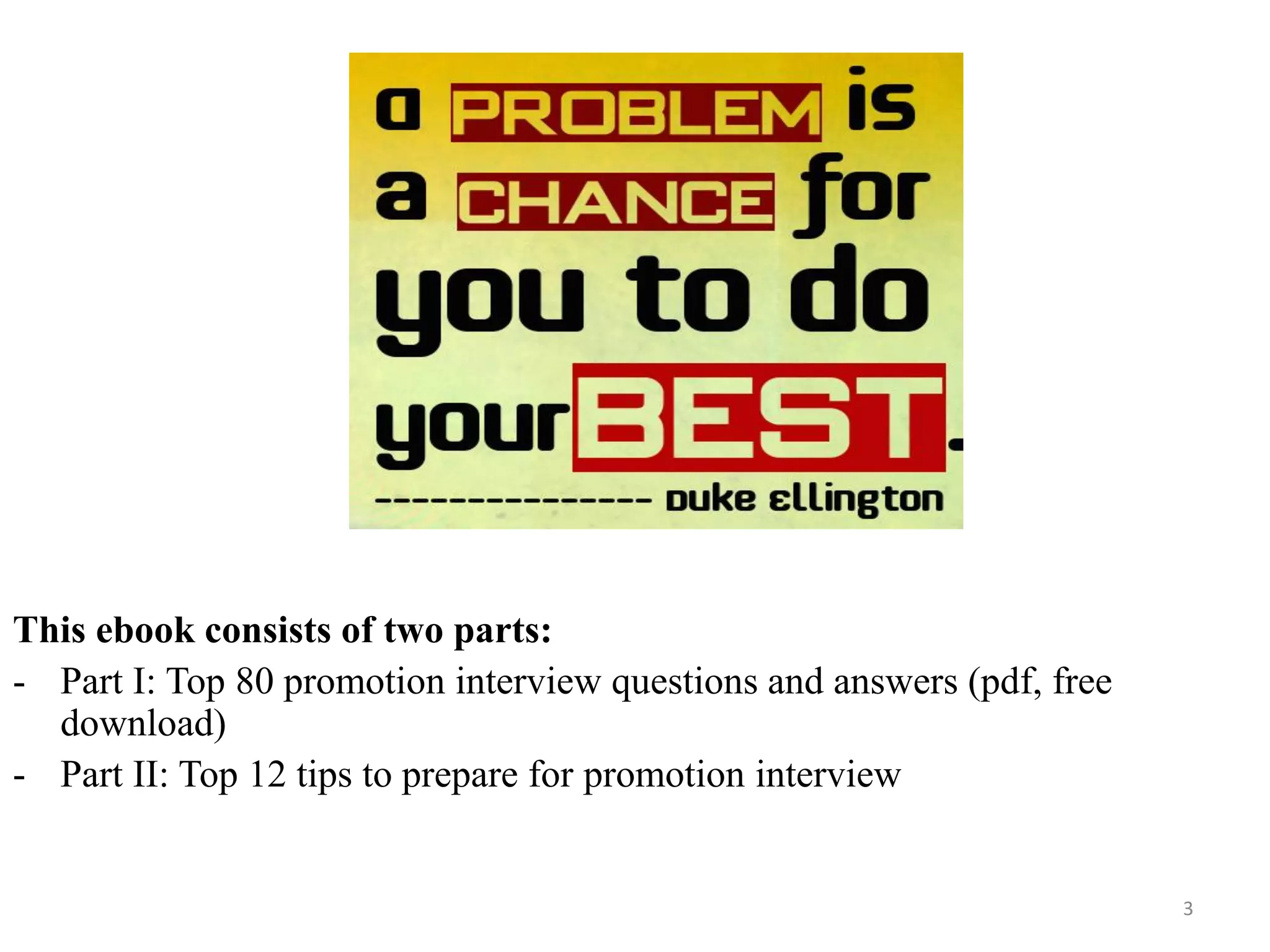 80 promotion interview questions and answers ebook pdf free download | PDF