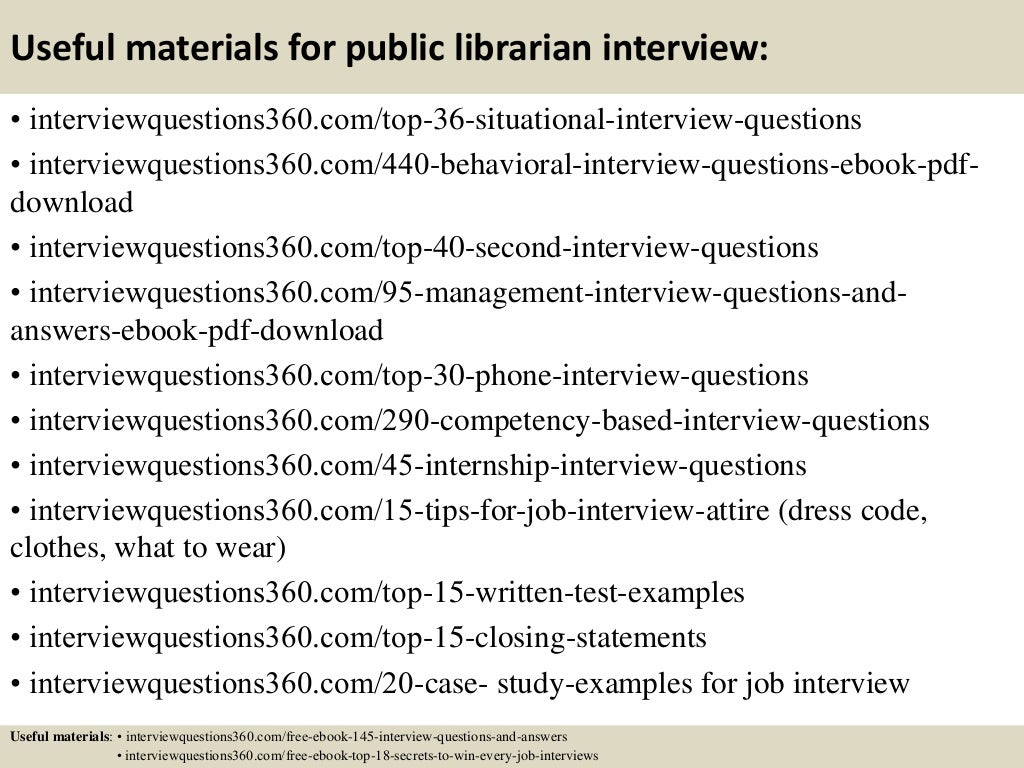 Top 10 Public librarian Interview Questions And Answers top-10-public-librarian-interview-questions-and-answers