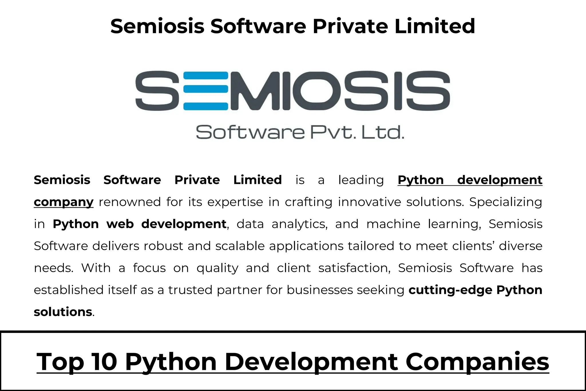 Top 10 Python Development Companies - ☎ +1 9177322215 | PPT