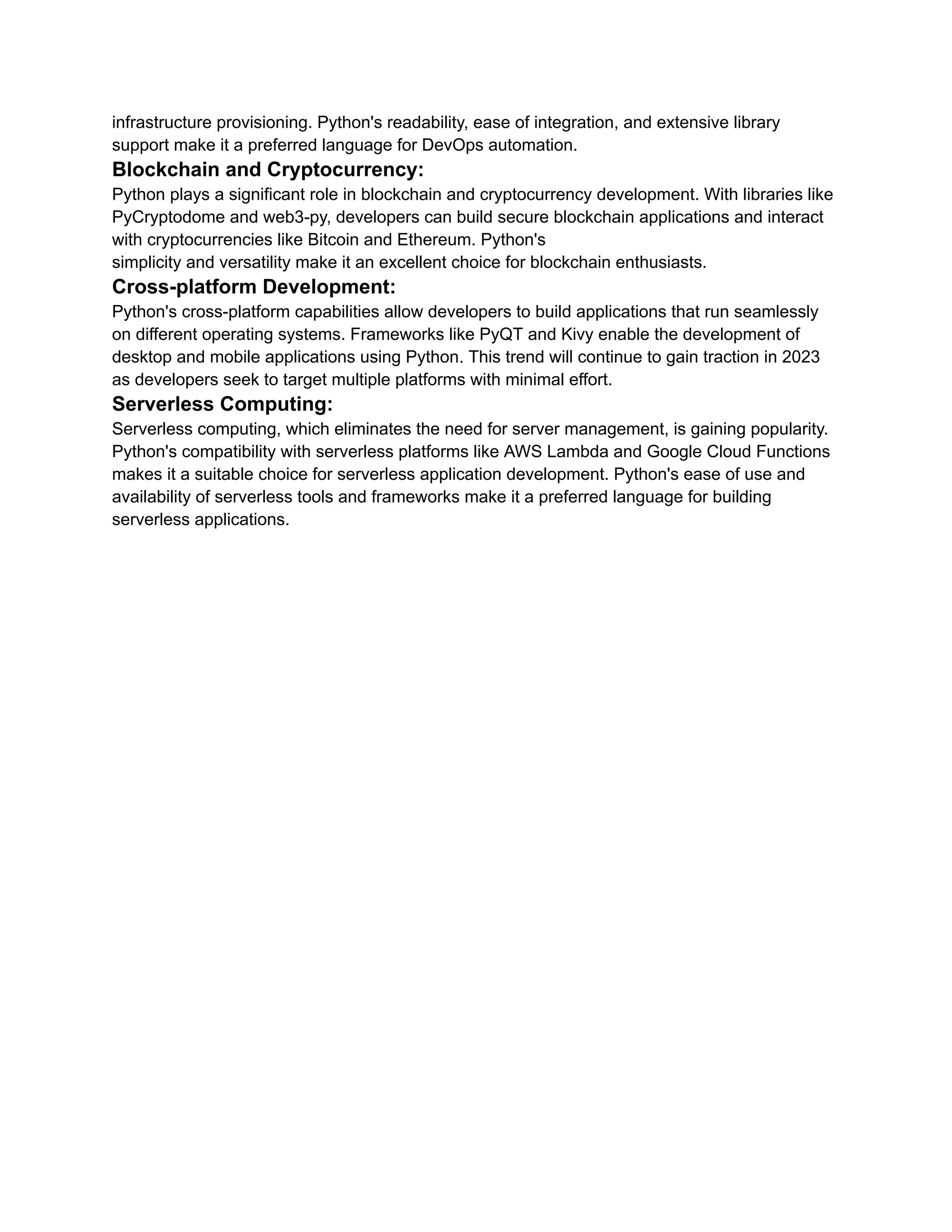 TOP 10 PYTHON DEVELOPMENT TRENDS FOR ALL | PDF