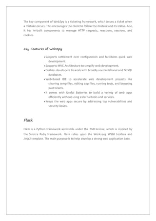 Top 10 python frameworks for web development in 2020 | PDF