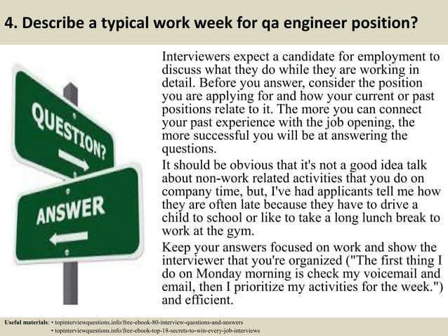 Top 10 qa engineer interview questions and answers | PPT