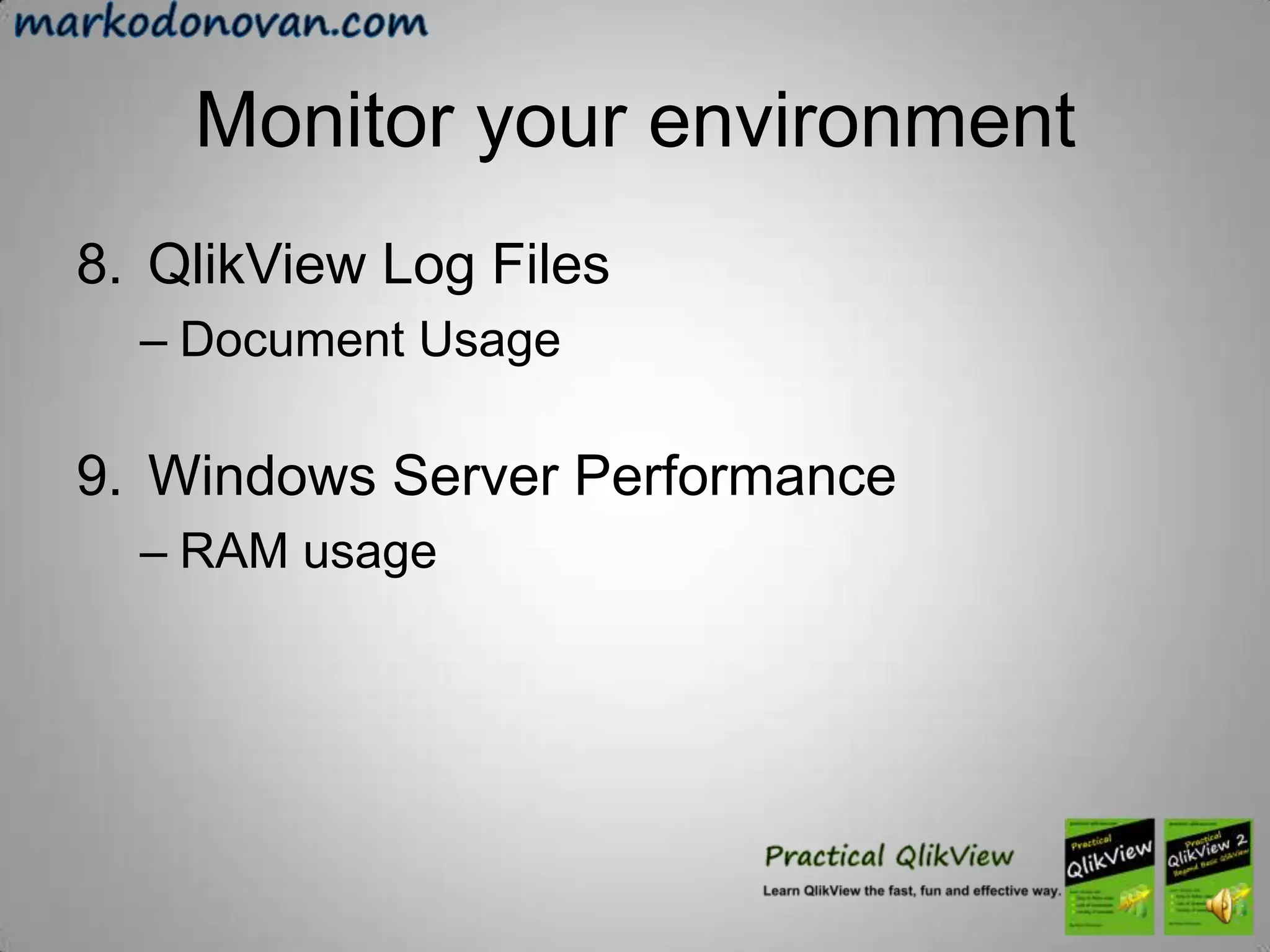 Top 10 QlikView Developer Tips | PPT