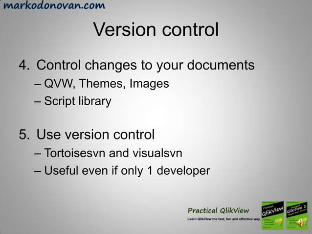 Top 10 QlikView Developer Tips | PPTX