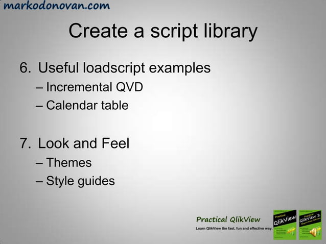 Top 10 QlikView Developer Tips | PPT