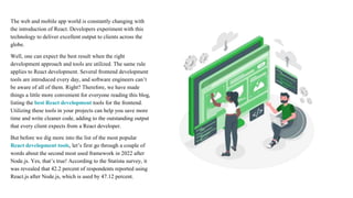 Top 10 React Development Tools to Choose in 2023.pptx