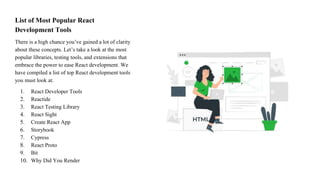 Top 10 React Development Tools to Choose in 2023.pptx