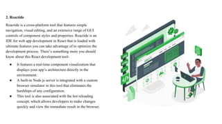 Top 10 React Development Tools to Choose in 2023.pptx