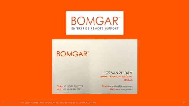 Top 10 reasons customers choose Bomgar | PPT