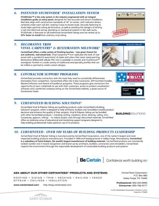 Top 10 reasons to choose certain teed siding | PDF