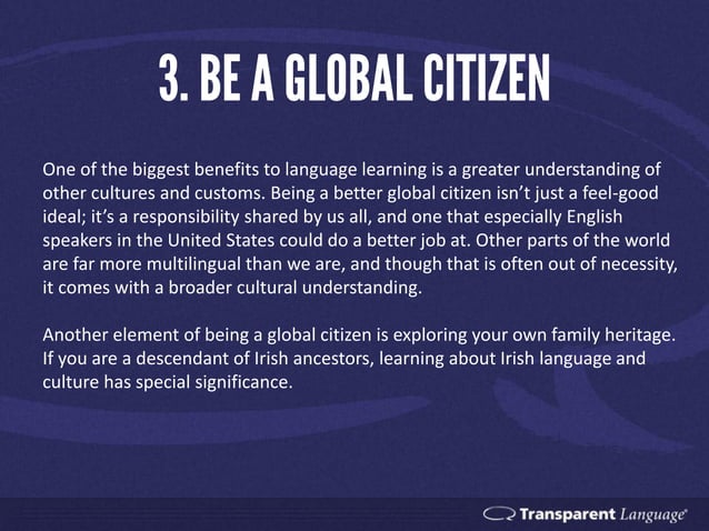 Top 10 Reasons to Learn a Language | PDF