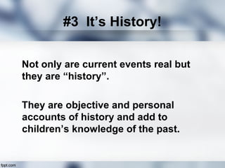 Top 10 Reasons To Use Current Events In Your Classroom | PPT