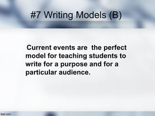 Top 10 Reasons To Use Current Events In Your Classroom | PPT