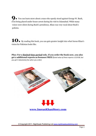 'Imran Khan: The Fighter!' is now released. Top 10 reasons why you need ...