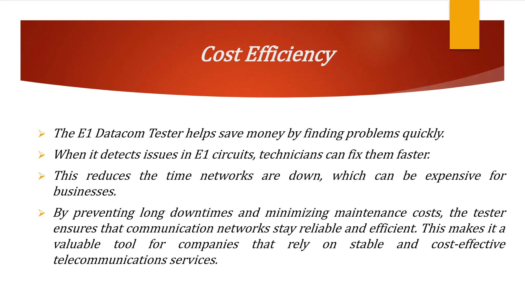 Top 10 Remarkable Benefits of E1 Datacom Tester You Should Know | PPTX