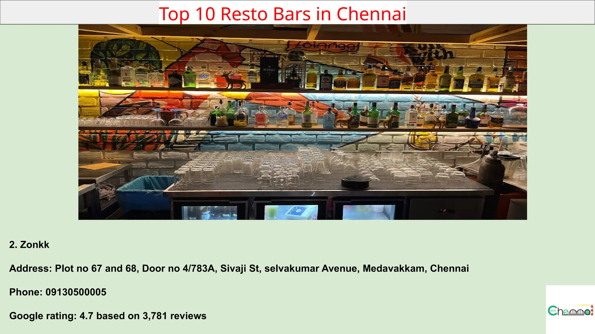 Top 10 Resto Bars in Chennai-resto bars in chennai | PPT | Free Download