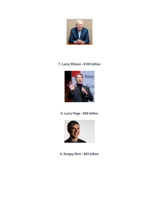 Top 10 Richest Man in the world and their Estimated Net Worth.pdf