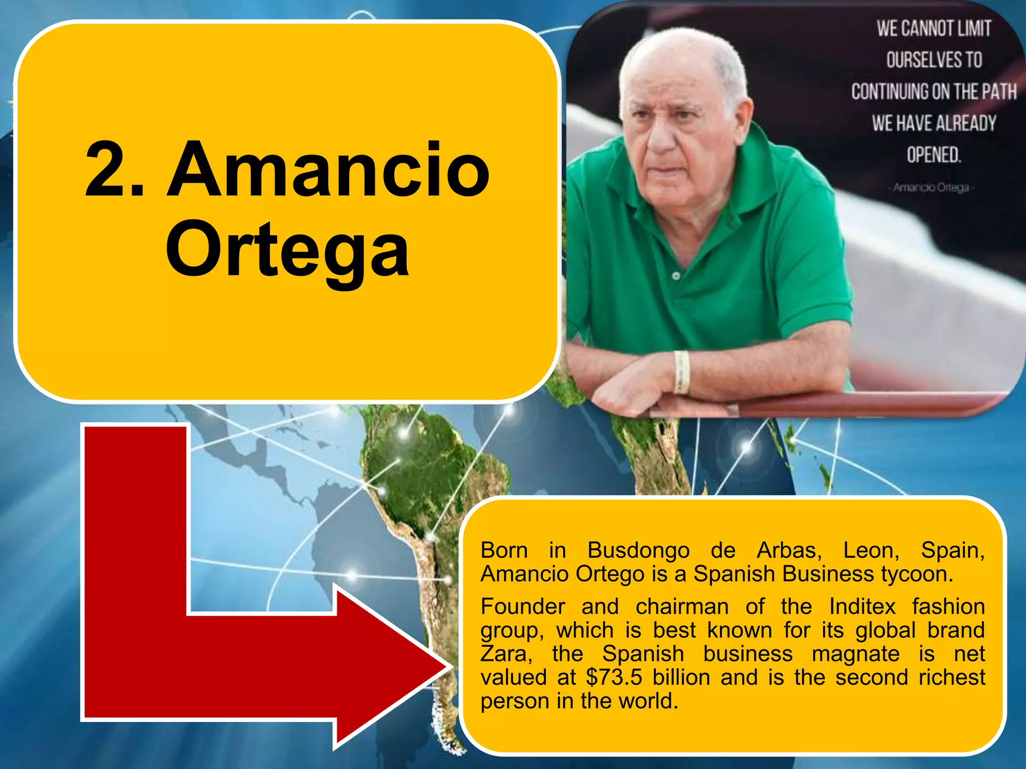 Top 10 richest people in the world | PPTX