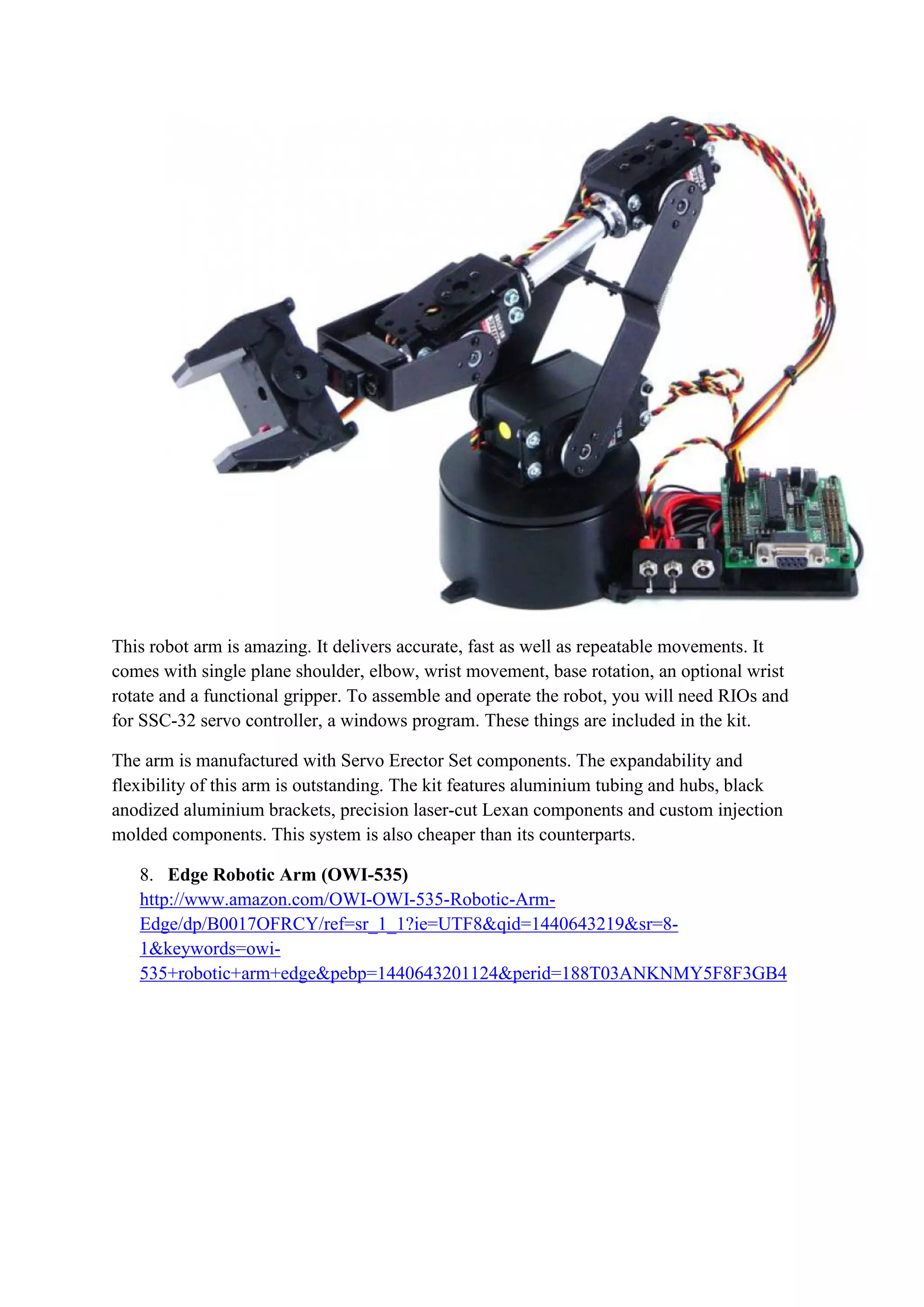 Top 10 robotics for beginners | PDF