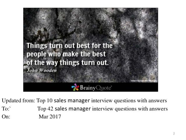Top 42 Sales Manager Interview Questions And Answers Pdf top-42-sales-manager-interview-questions-and-answers-pdf