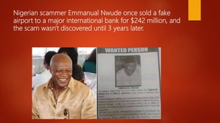 Top 10 scams in history of 100 years | PPTX