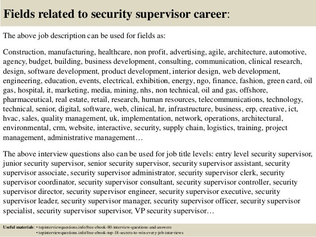 Top 10 security Supervisor Interview Questions And Answers top-10-security-supervisor-interview-questions-and-answers