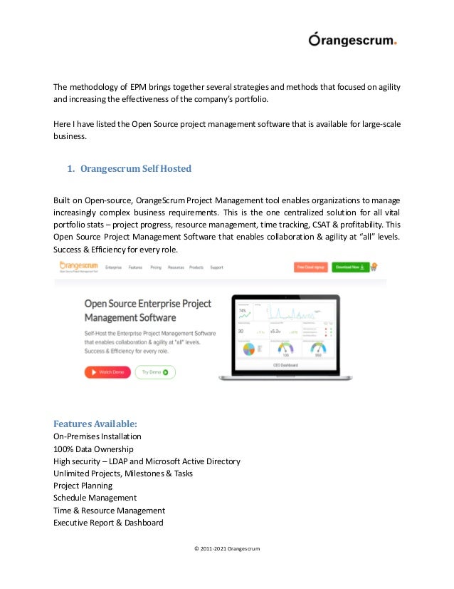 Top 10 self hosted project management software for your business in ...