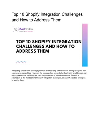 Top 10 Shopify Integration Challenges and How to Address Them.pdf