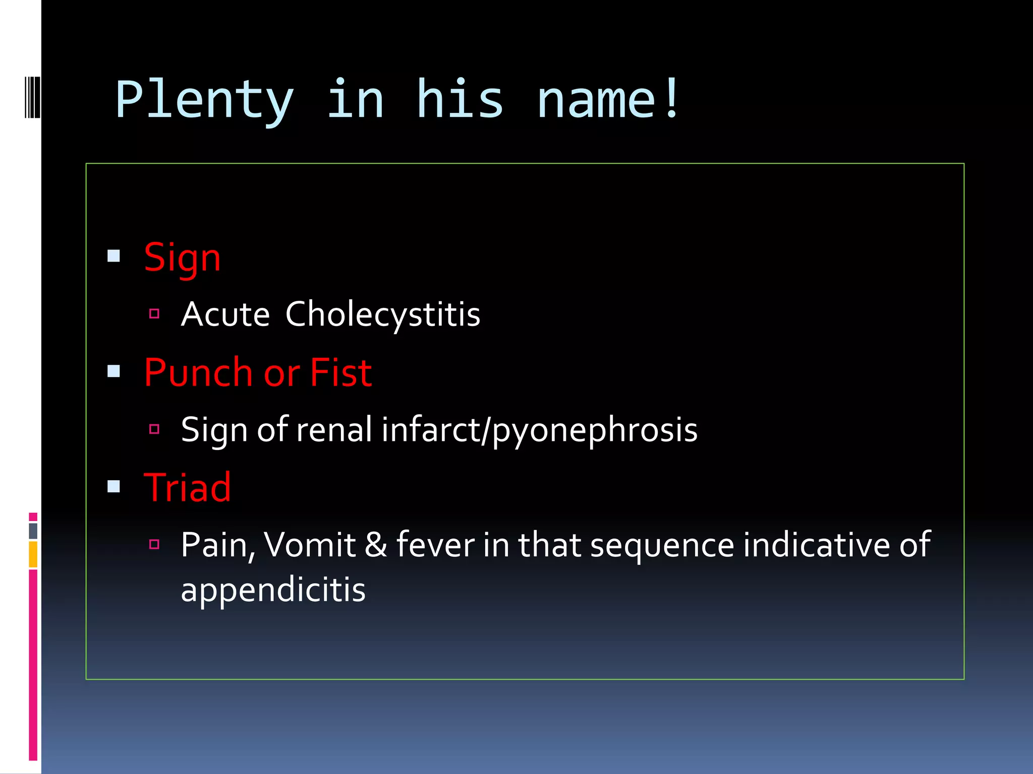 Top 10 signs in gastroenterology | PPTX