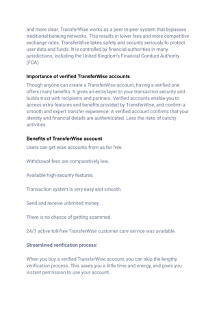 Top 10 Sites to Buy Verified TransferWise Accounts Safely.pdf