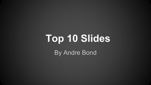 Top 10 slides | PPT | Desktop Publishing | Computer Software and ...