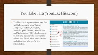 Top 10 social exchange sites | PPTX