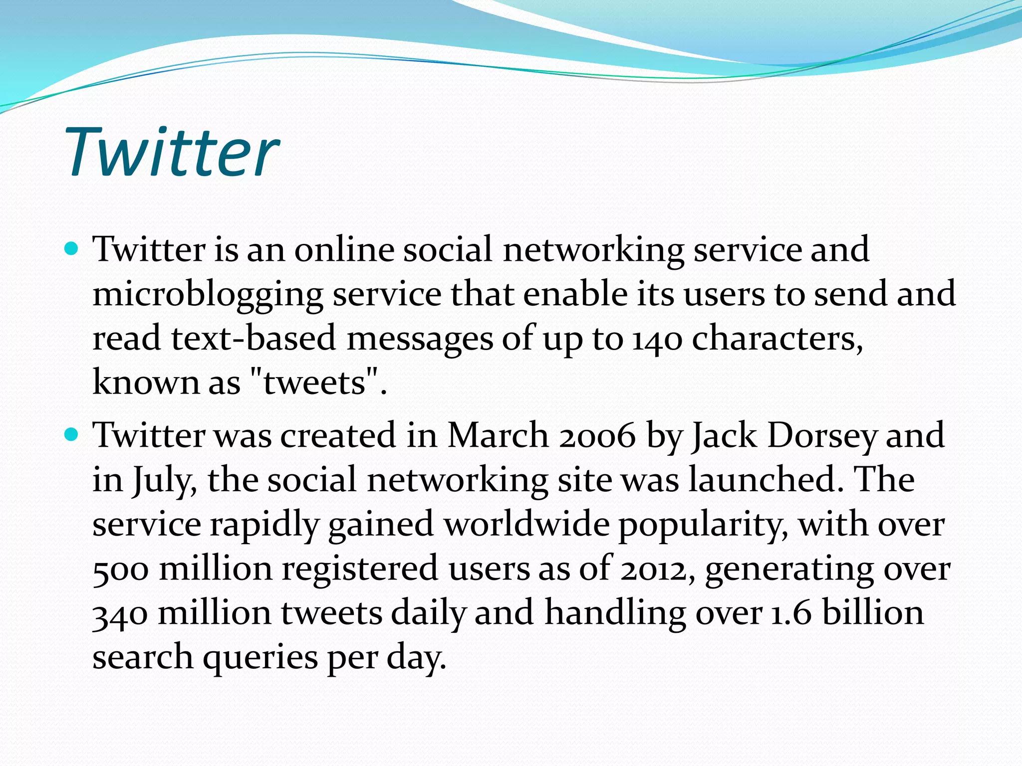 Top 10 Social Media Websites | PPTX