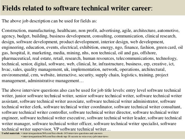 Technical Writer Interview Questions For Freshers – tiuterrafor