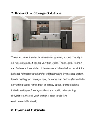 Top 10 Space-Saving Modular Kitchen Ideas | PDF