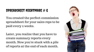 Top 10 Spreadsheet Nightmares | PPT