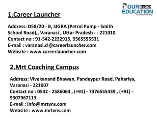 Top 10 ssc coaching in varanasi | PPT