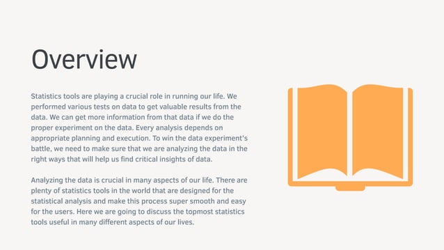Top 10 statistics tools to get better data insights | PPT