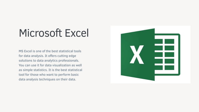 Top 10 statistics tools to get better data insights | PPT