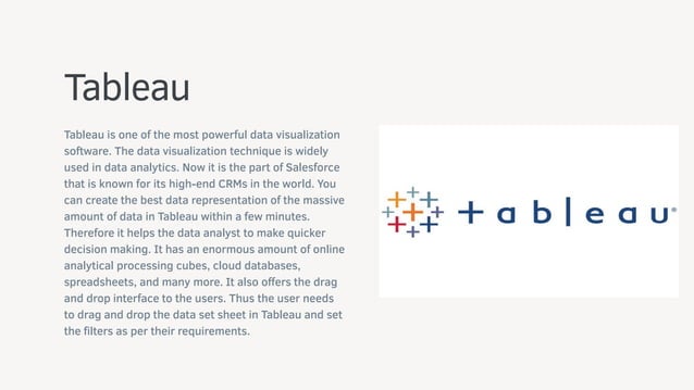 Top 10 statistics tools to get better data insights | PPT