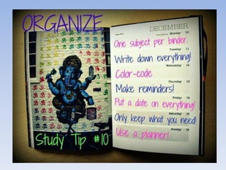 Top 10 Study Tips for College Students | PPTX