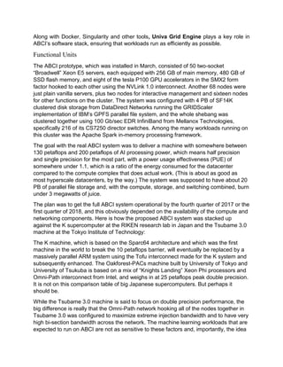 Top 10 Supercomputers With Descriptive Information & Analysis | DOCX