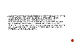 Top Software Houses In Pakistan | PPTX